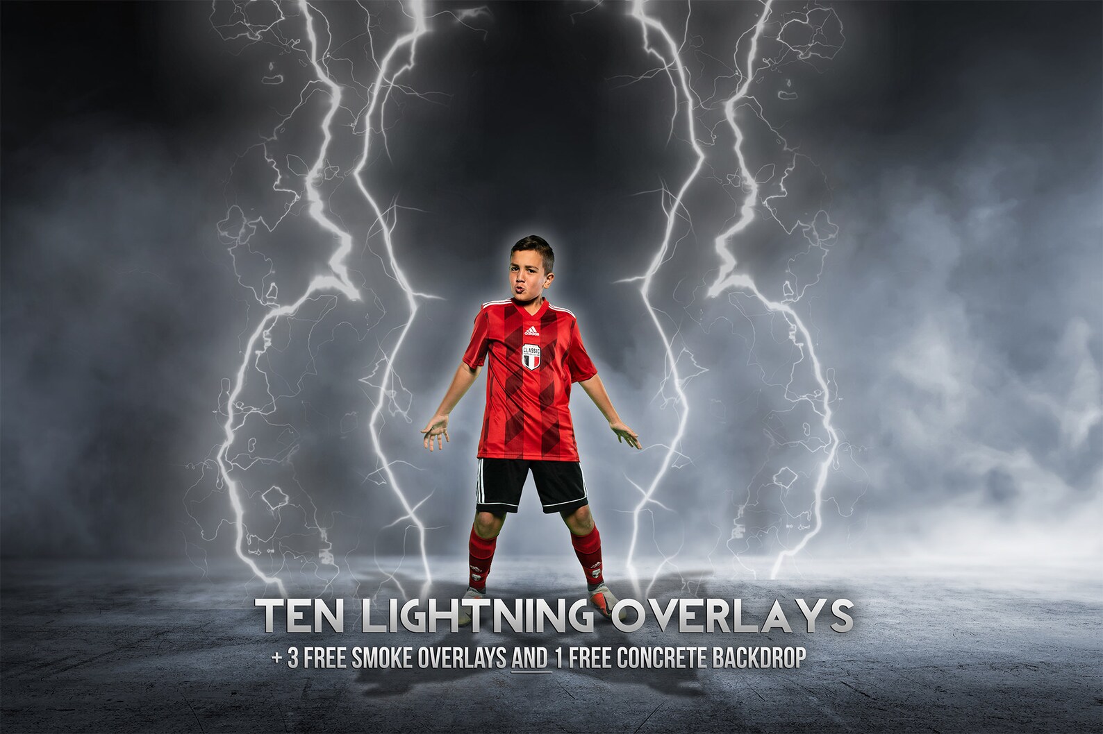 Digital Overlays & Backdrops Sports Presets ACTION LIGHTNING Photoshop ...