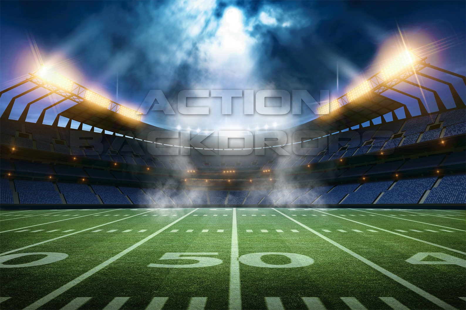 Football Digital Backdrop Photography NIGHT GAME STADIUM - Etsy