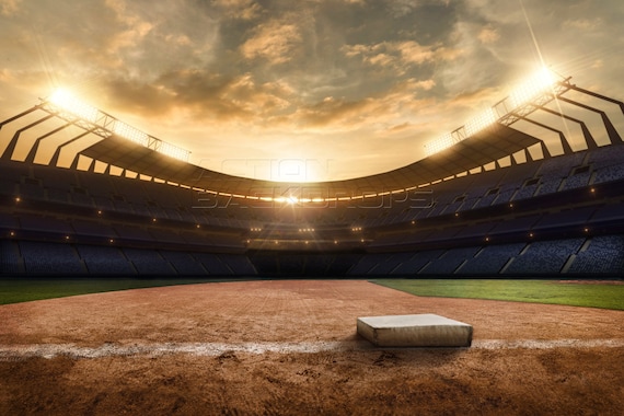 Softball Field Sunset Photography