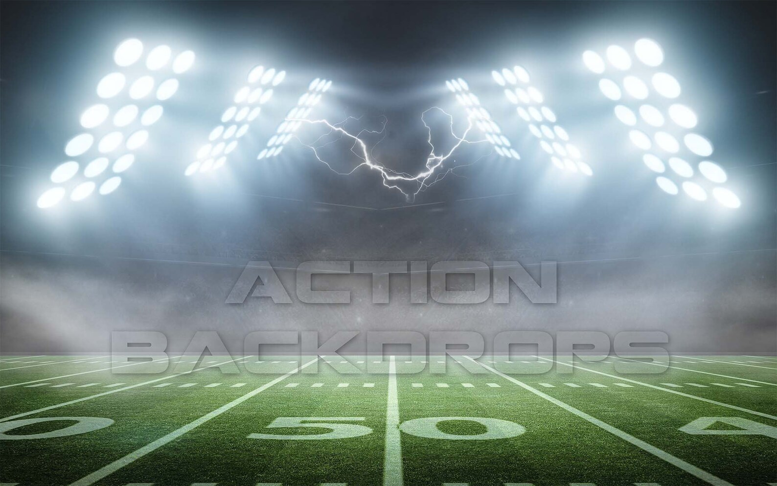 Football Digital Backdrop - LIGHTNING FOOTBALL CREATOR Pack | Photoshop ...