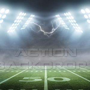 Football Digital Backdrop - LIGHTNING FOOTBALL CREATOR Pack | Photoshop ...