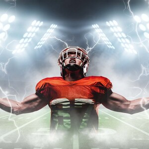 Football Digital Backdrop - LIGHTNING FOOTBALL CREATOR Pack | Photoshop ...