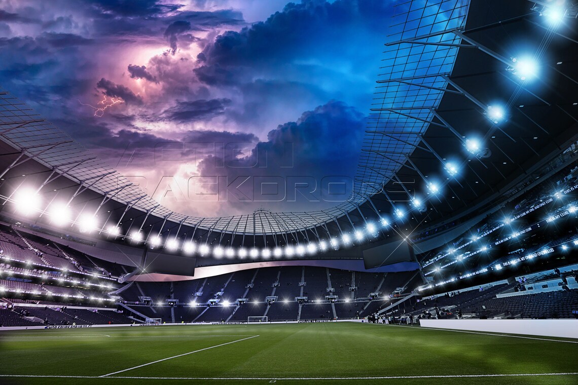 Digital Backdrop Photography Stadium LIGHTNING STORM - Etsy