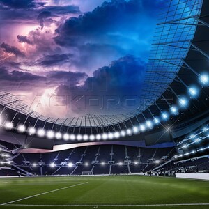 Digital Backdrop Photography - Stadium | LIGHTNING STORM STADIUM ...