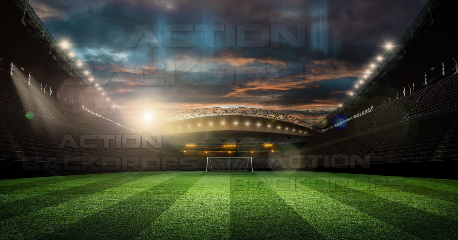 Digital Backdrop Photography Soccer SOCCER FLARE STADIUM - Etsy