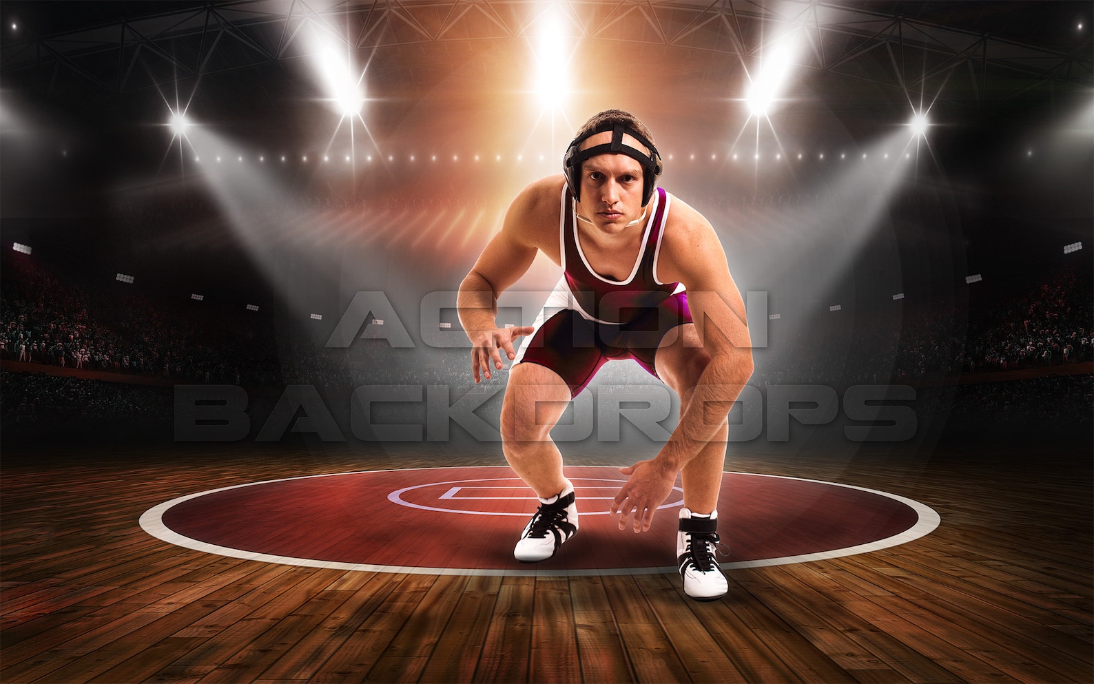 Wrestling Digital Backdrop Photography DYNAMIC FIRE - Etsy