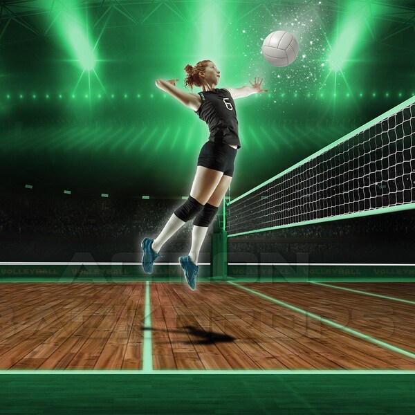Volleyball Team Backdrop - Etsy