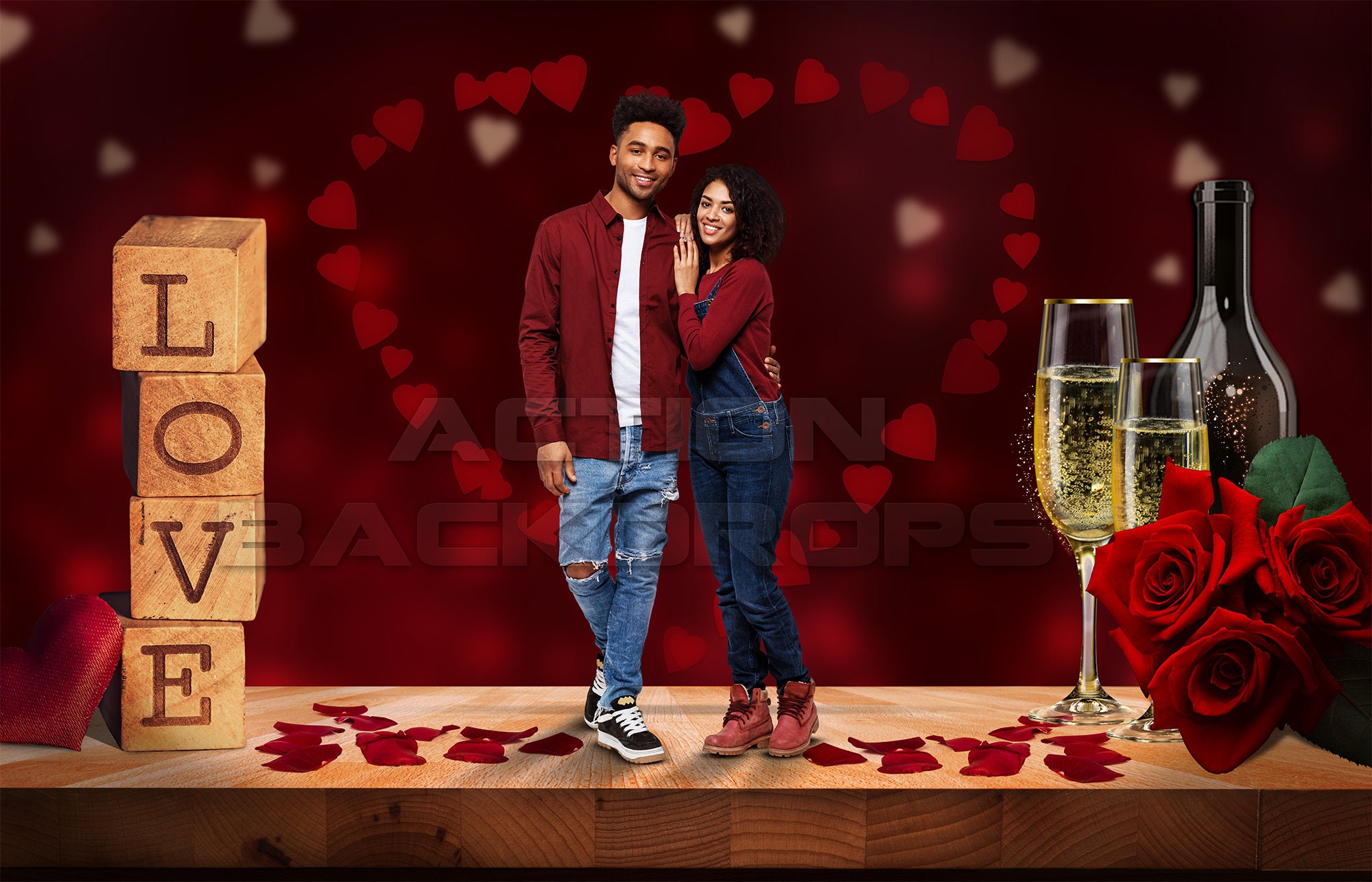 Digital Backdrop Valentine's Day | VALENTINE'S DAY LOVE | Download ...