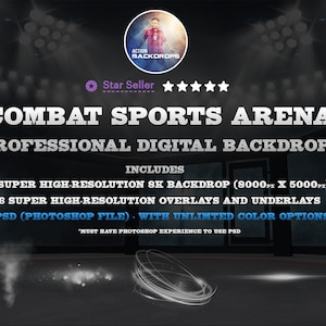 COMBAT SPORTS Arena | Digital Backdrop Photography - Martial Arts and ...