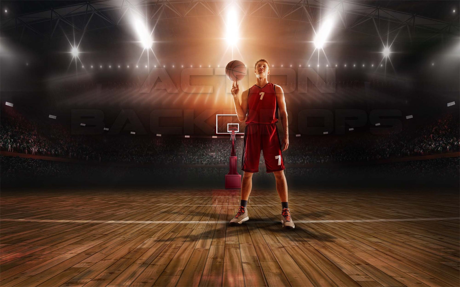 Basketball Digital Backdrop - Photography | DYNAMIC FIRE BASKETBALL ...