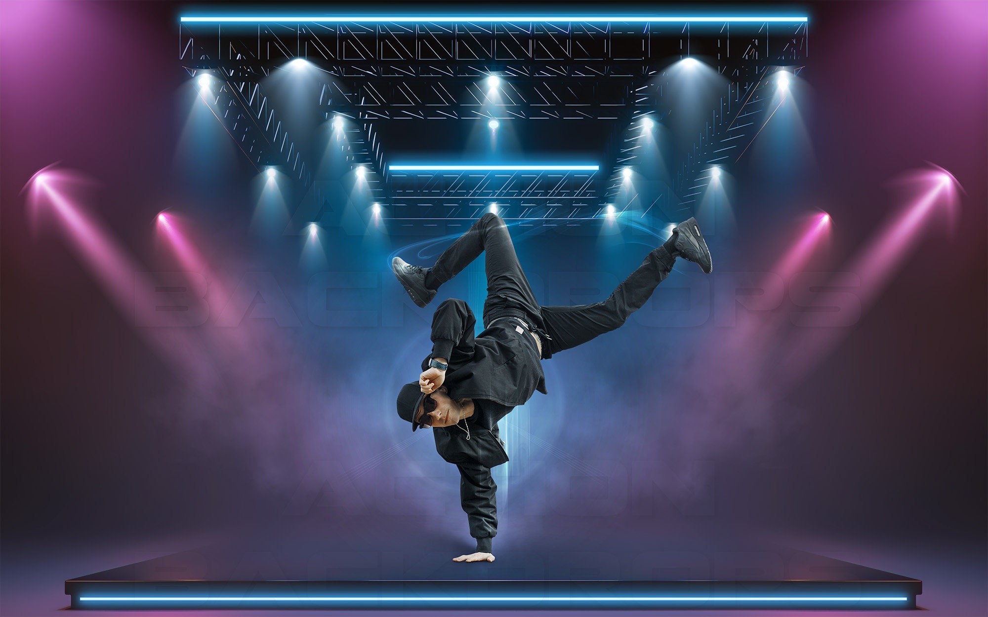 Cheer and Dance Professional Backdrop - Photography | NEON CHEER and ...