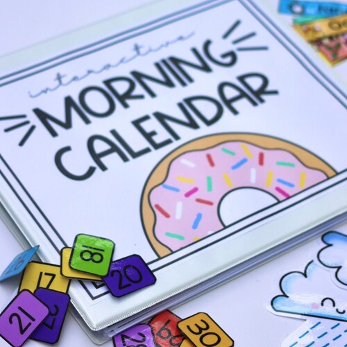 Interactive Morning Calendar Binder - Etsy