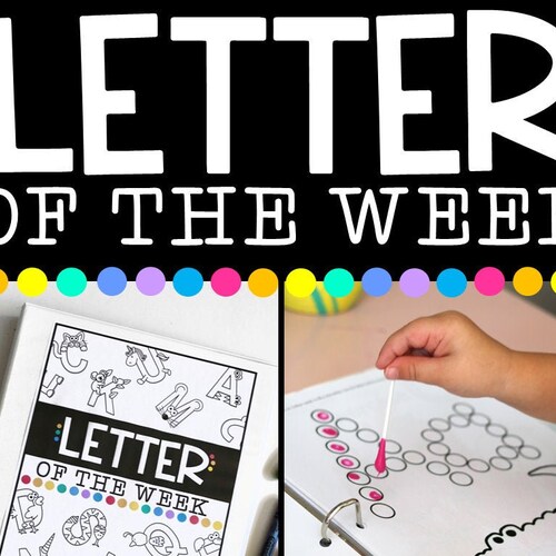 Letter of the Week Workbook - Etsy