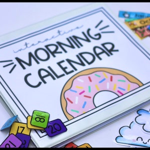 Interactive Morning Calendar Binder - Etsy