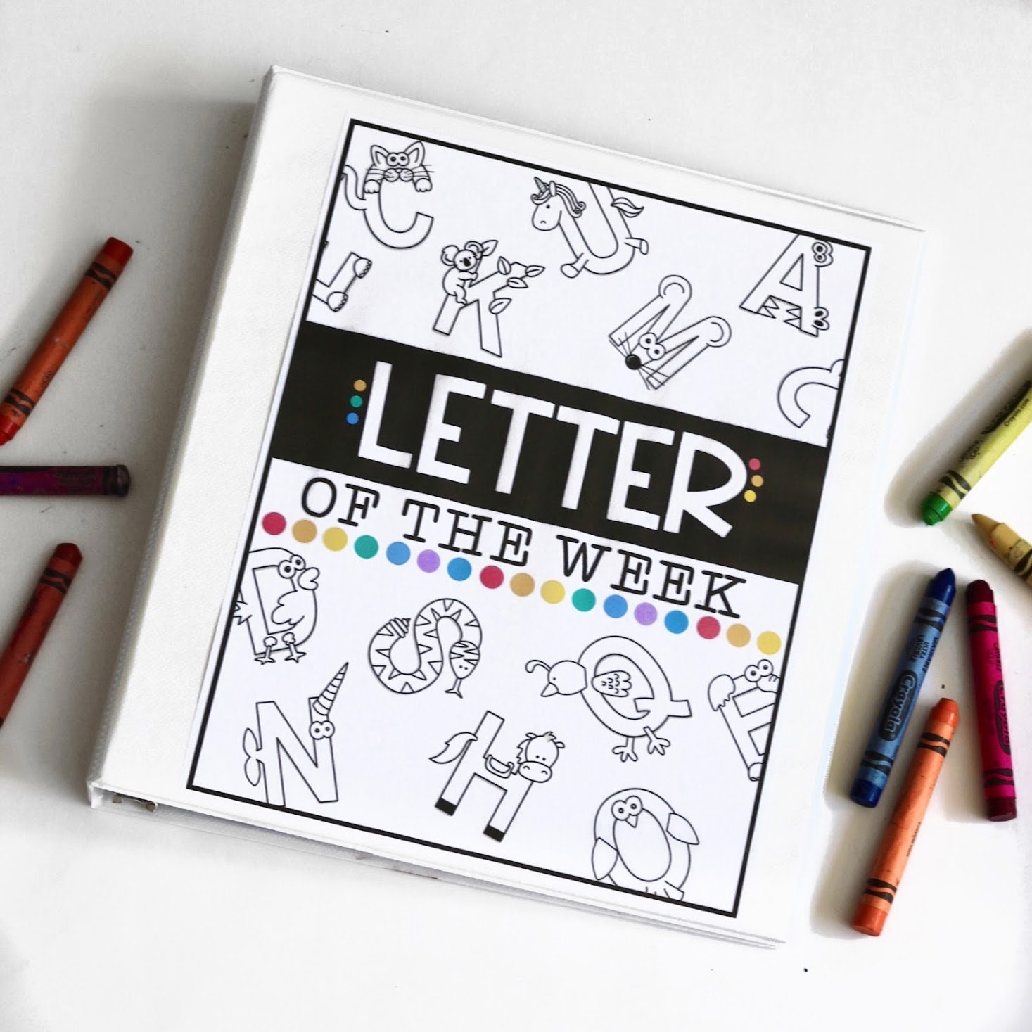 Letter of the Week Workbook - Etsy