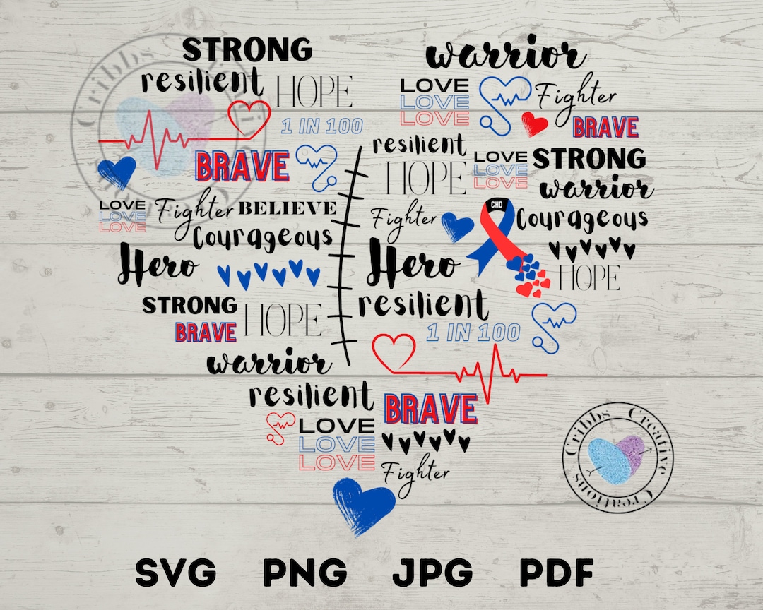 CHD Heart Warrior Congenital Heart Defect, CHD Awareness 1 in 100 ...