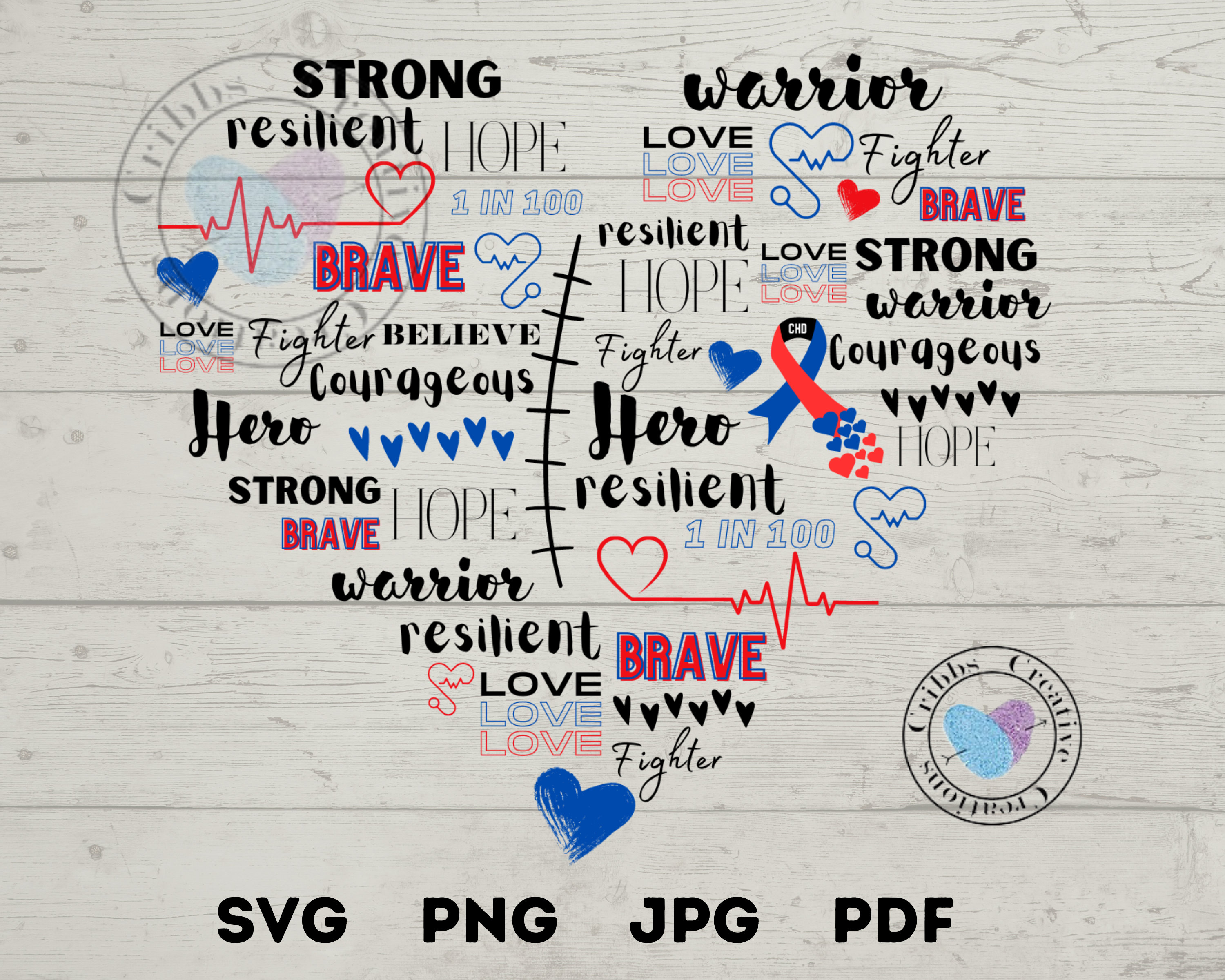 CHD Heart Warrior Congenital Heart Defect, CHD Awareness 1 in 100 ...