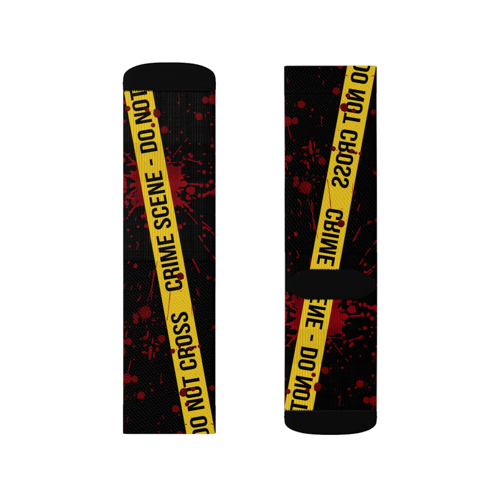 Crime Scene Tape Socks | Crime Scene Investigator Gift | CSI, True ...