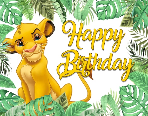 Lion King Happy Birthday Graphics