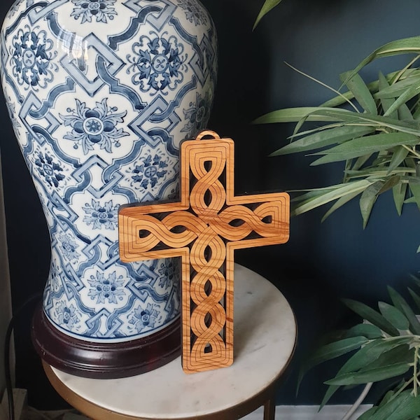 Wooden Celtic Cross - Etsy