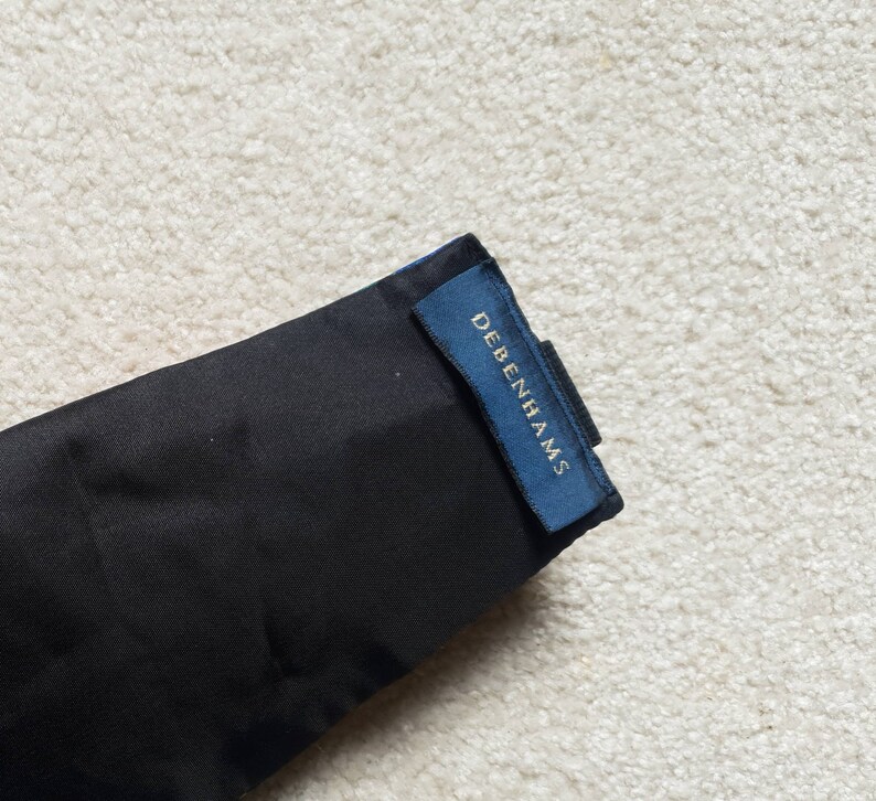 80's/90's Vintage Rainbow Cumber Band and Bow Tie/ Retro Men's Wedding ...