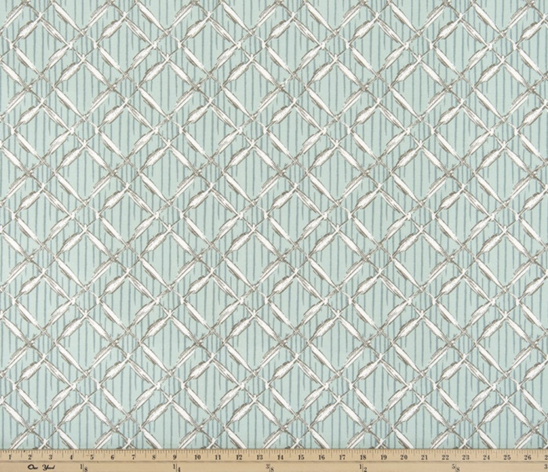 Bora Bora Blue Stone Outdoor Fabric by Premier Prints - Etsy