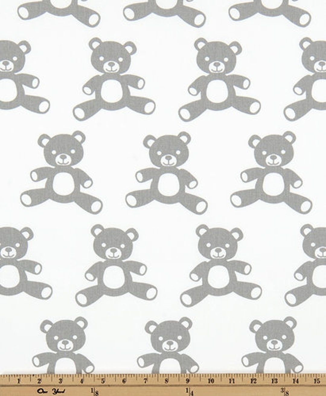 Teddy Bear Cotton Twill Fabric, Nursery Fabric - Etsy