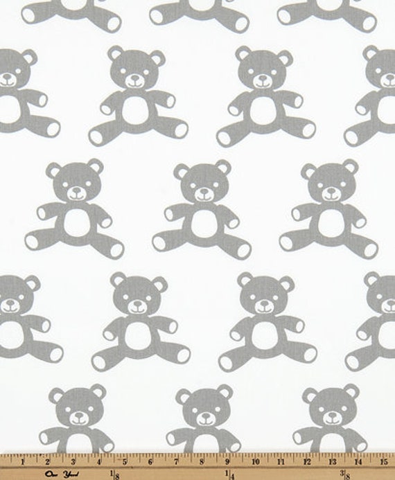 Teddy Bear Cotton Twill Fabric Nursery Fabric - Etsy