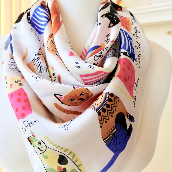 Cat Scarf - Etsy