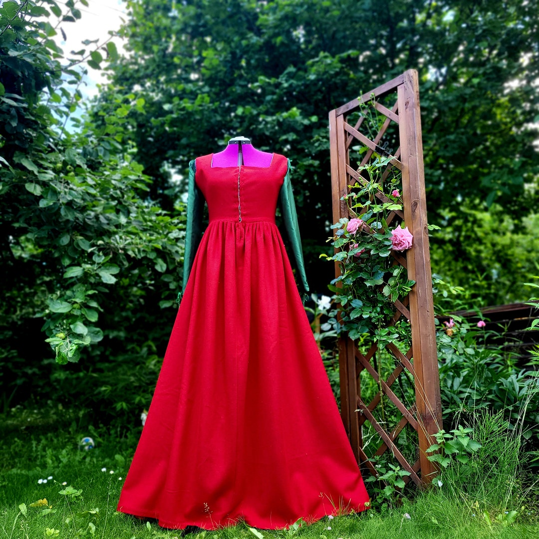 Renaissance Italian Dress Gamurra 15th-16th Century - Etsy