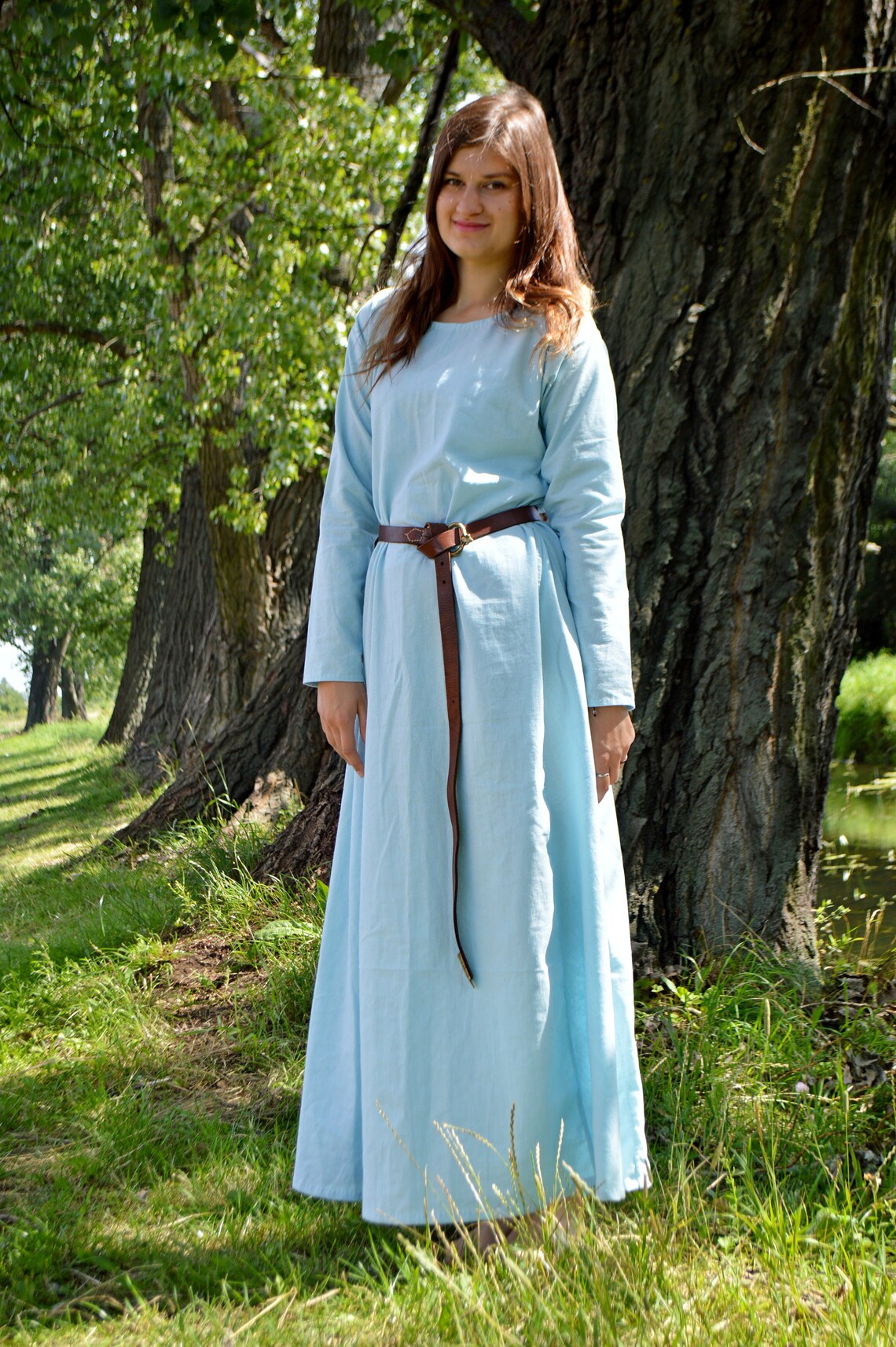 Early Medieval Linen Dress - Etsy