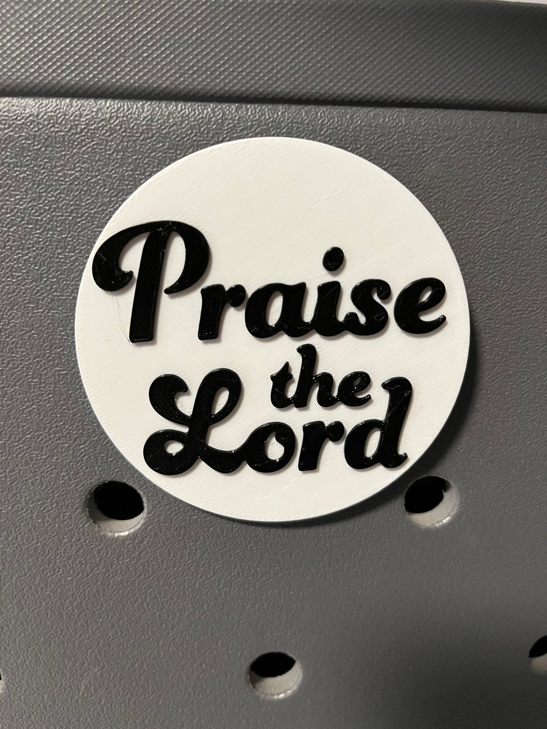 3D Printed Praise the Lord Charm Bogg Bag Charm Simply Southern - Etsy