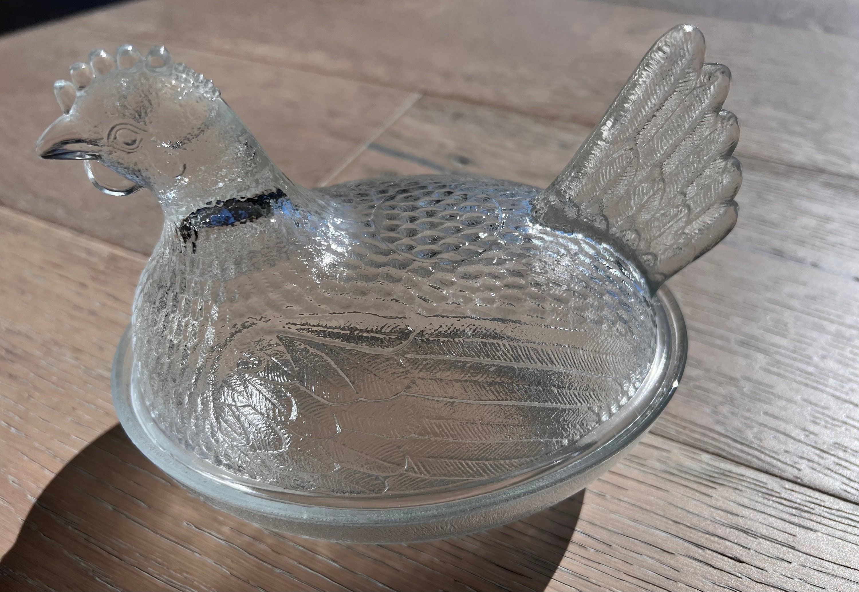 Vintage Indiana Glass Hen on a Nest - Etsy