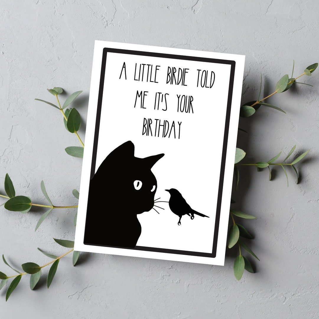 Crazy Cat Lover Birthday Card, Funny Cat Card, Cat Lover Birthday Card ...