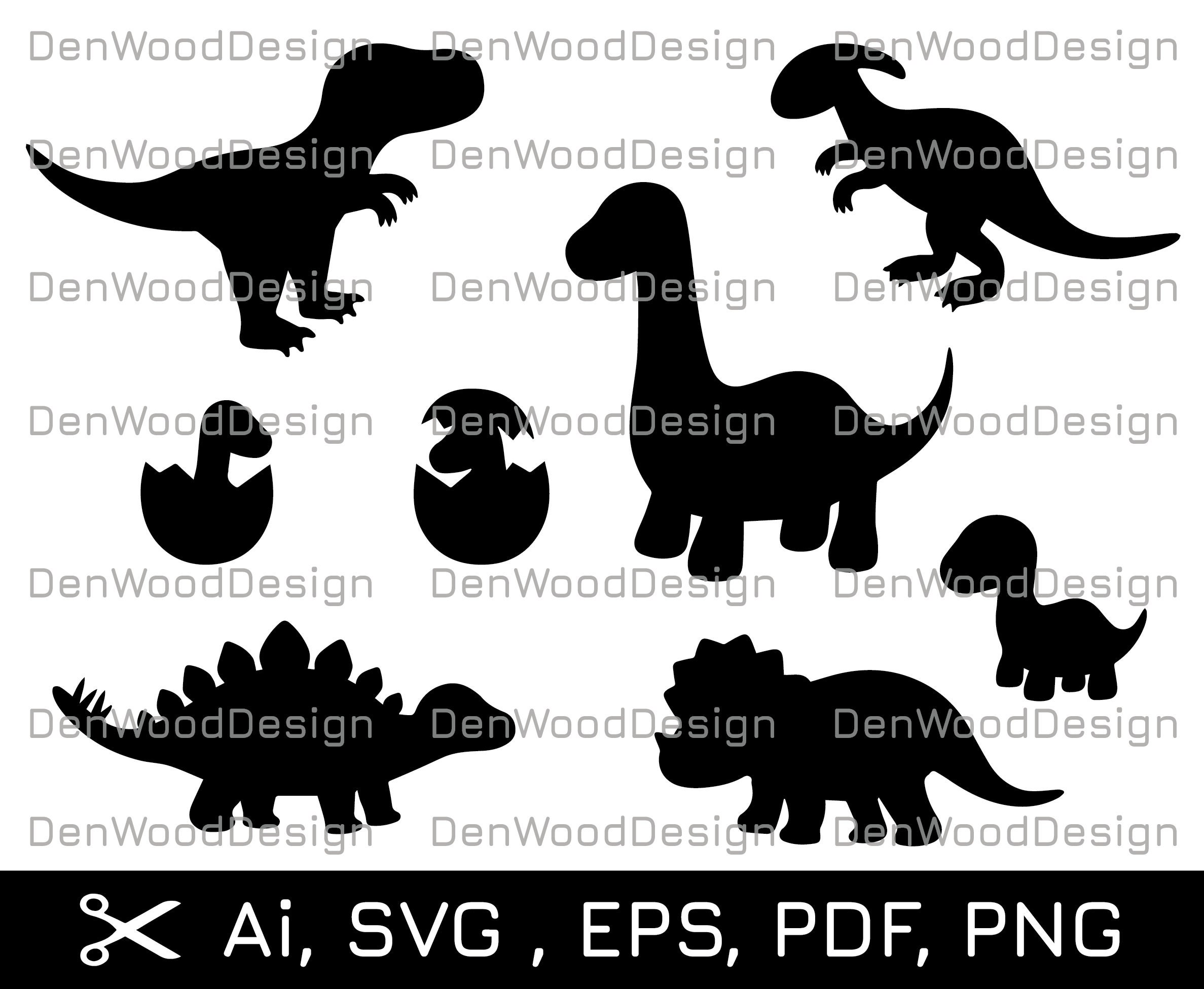 Cute Dinosaur Svg Bundle | Cute Dino | Dinosaur SVG | Baby Dino | Baby ...