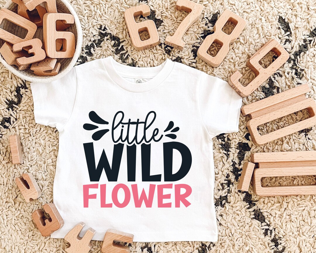 Little Wildflower Onesie®, Cute Wildflower Baby Bodysuit, Floral Toddler Shirt, Nature Lover ...