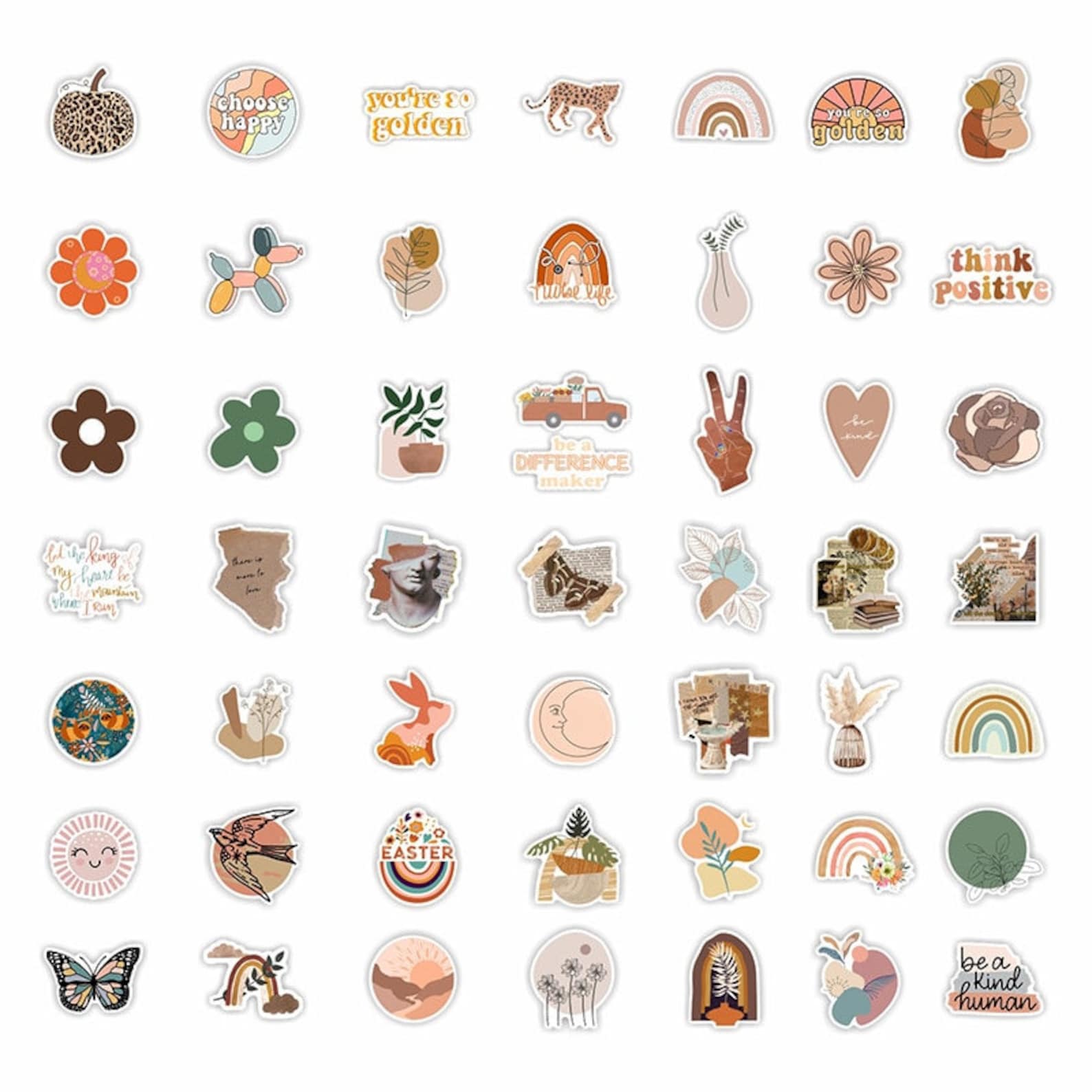 Aesthetic Stickers Minimalist Stickers Laptop Stickers - Etsy Canada