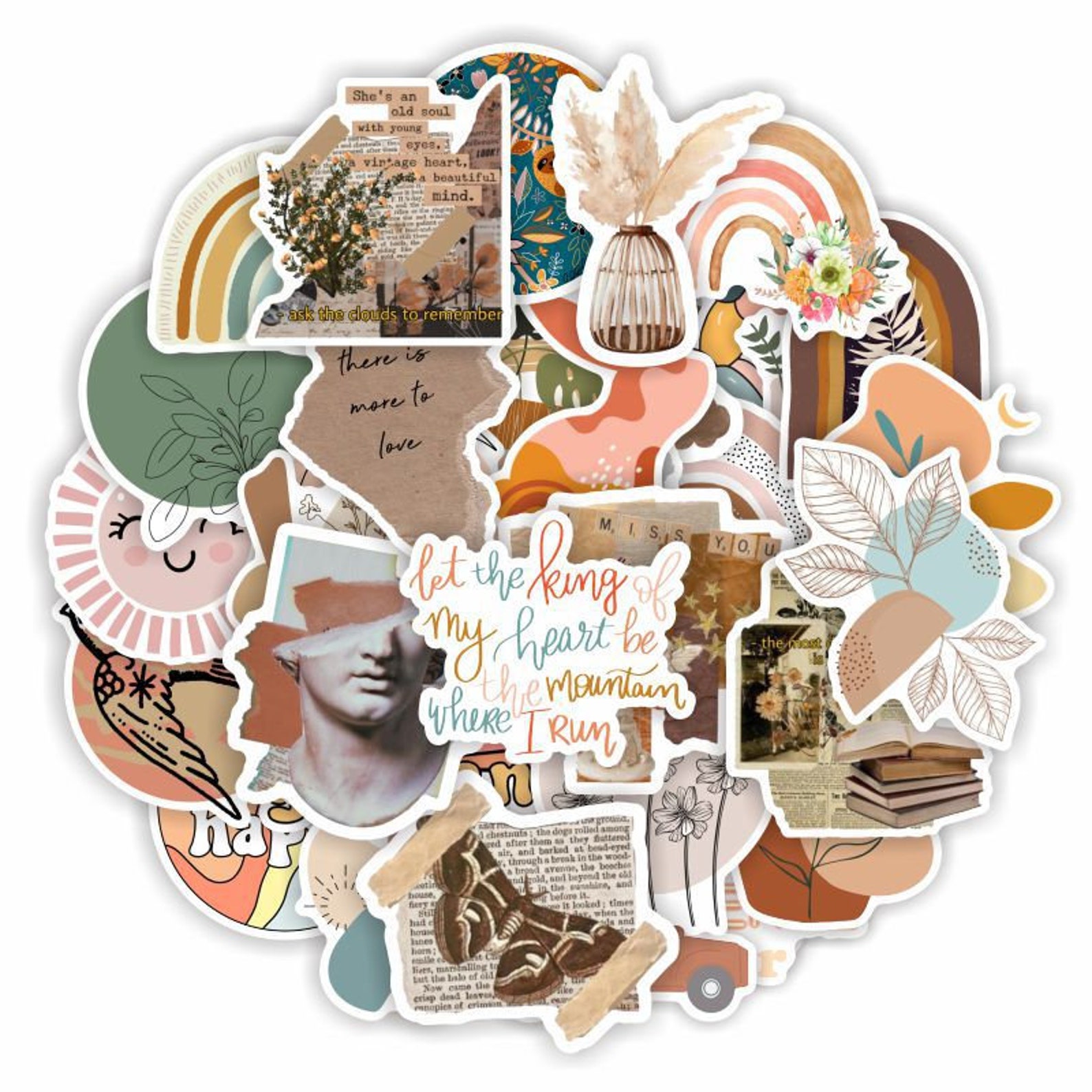 Aesthetic Stickers Minimalist Stickers Laptop Stickers - Etsy Canada