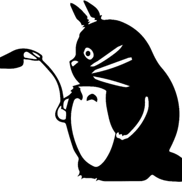 Totoro Wall Decal - Etsy
