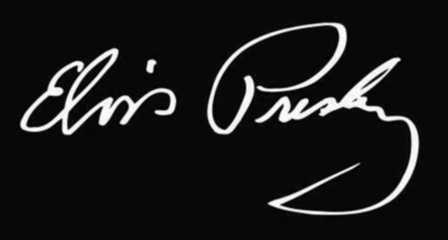 Elvis Presley Signature Die Cut Vinyl Car Decal Sticker Music Rock the ...