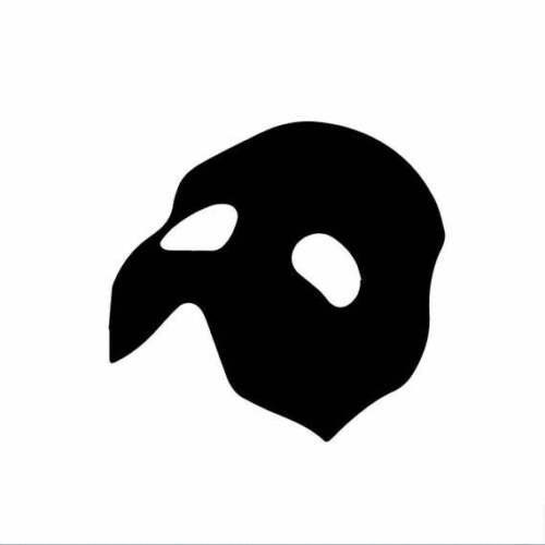 Phantom of the Opera Mask Die Cut Vinyl Decal Sticker Car Window Wall ...