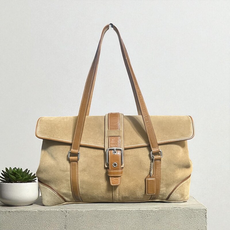 Y2k Coach Suede - Etsy