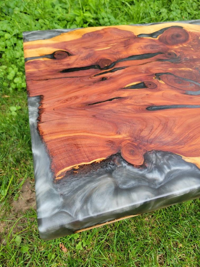 Eastern Red Cedar With Epoxy Coffee Table - Etsy
