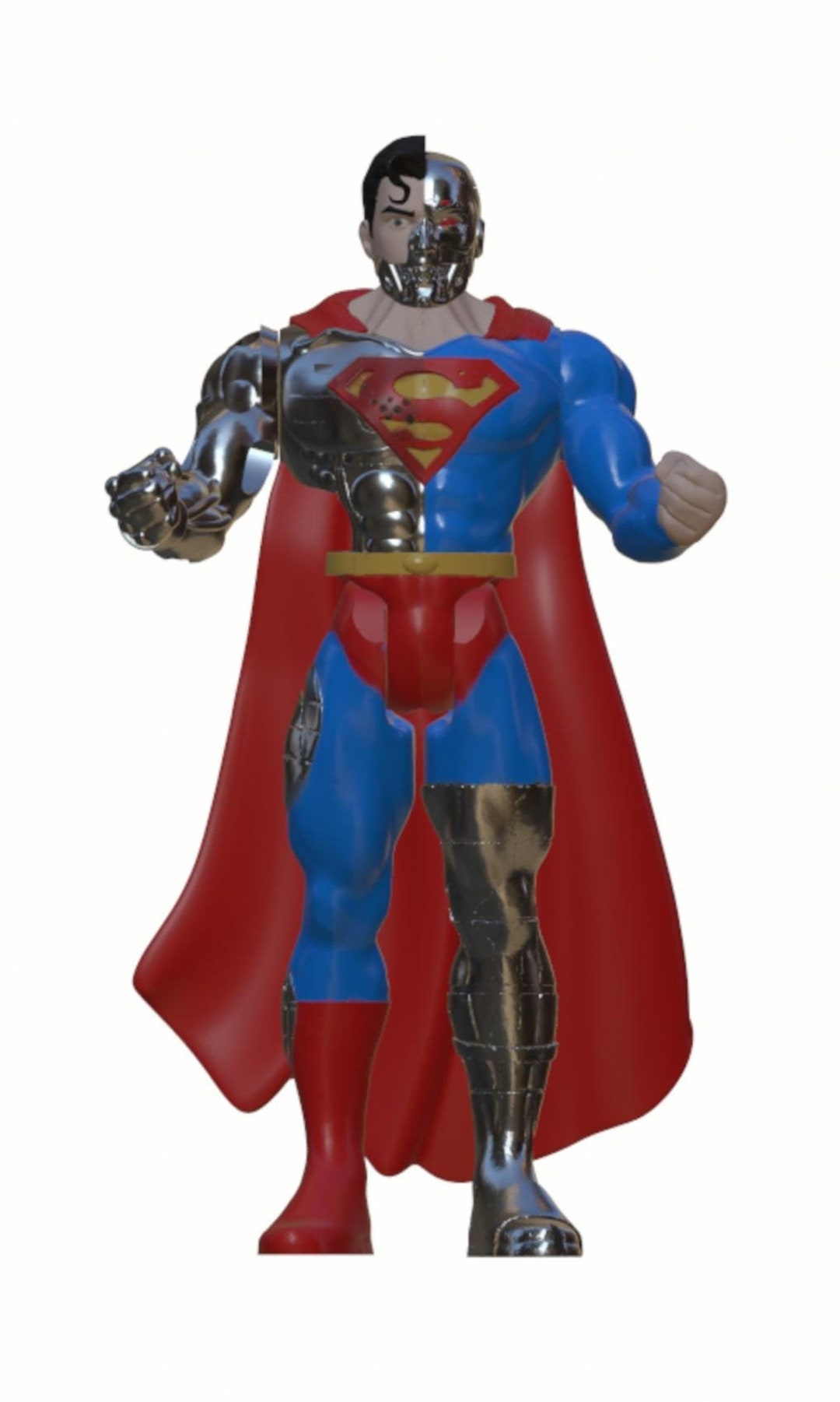 Cyborg MOS Man of Steel Figure Superpowers Super Powers Superheroes - Etsy