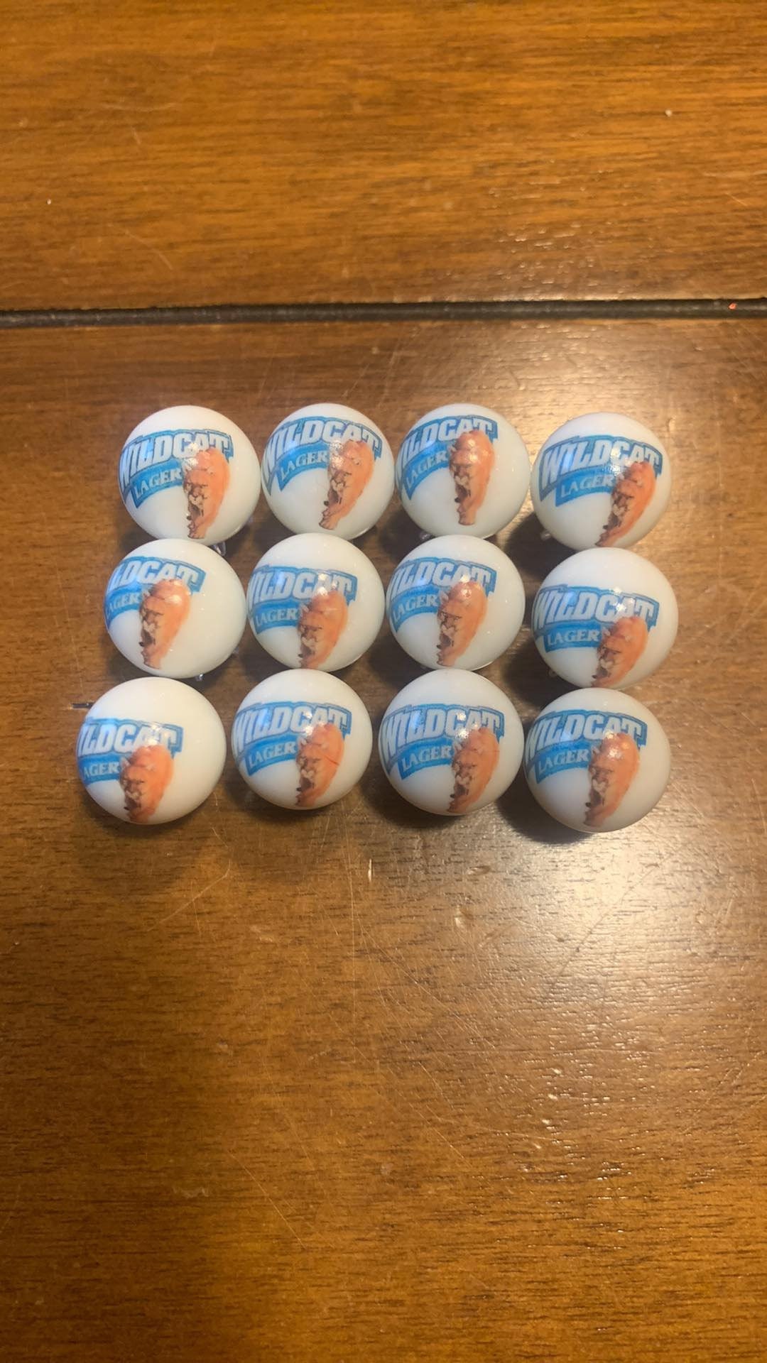 Wildcat Lager Beer/ale 5/8 Inch Size Marbles With Stands - Etsy