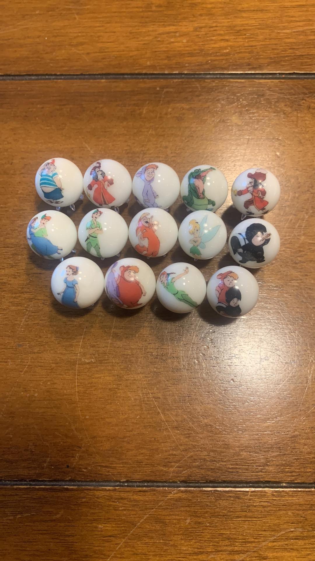 Peter Pan 5/8 Inch Size Marbles With Stands - Etsy