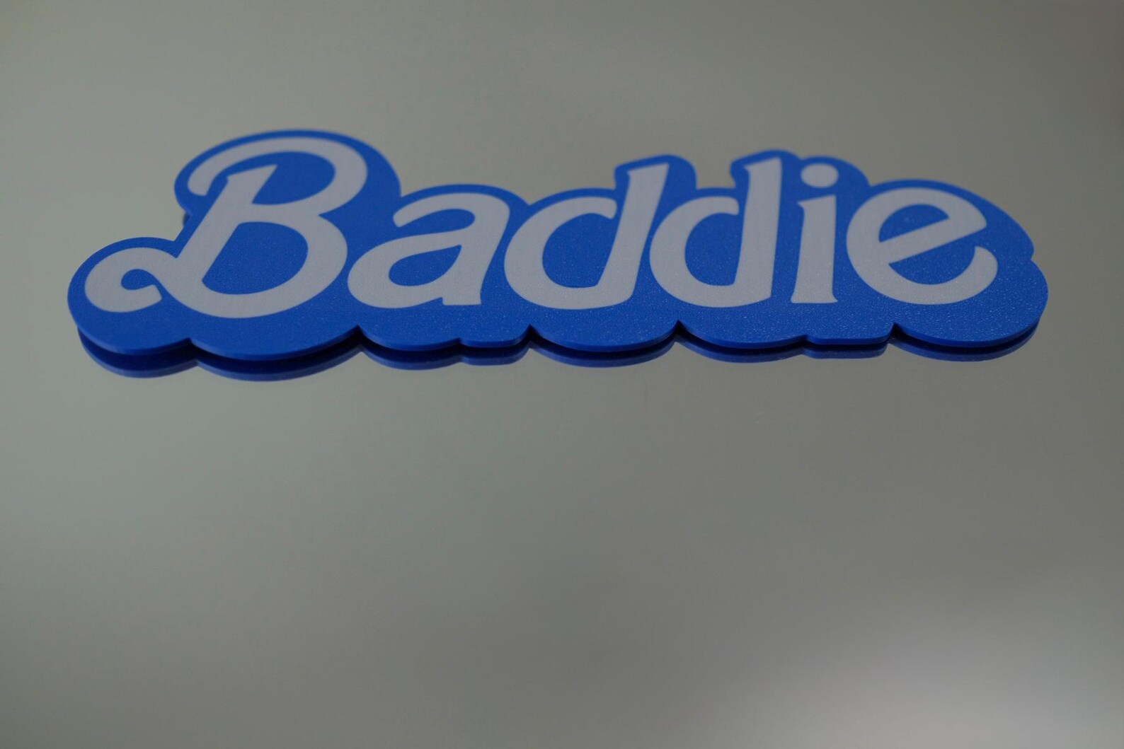 Baddie Photo Booth Prop: 3D Printed Pink & White Party Sign - Etsy
