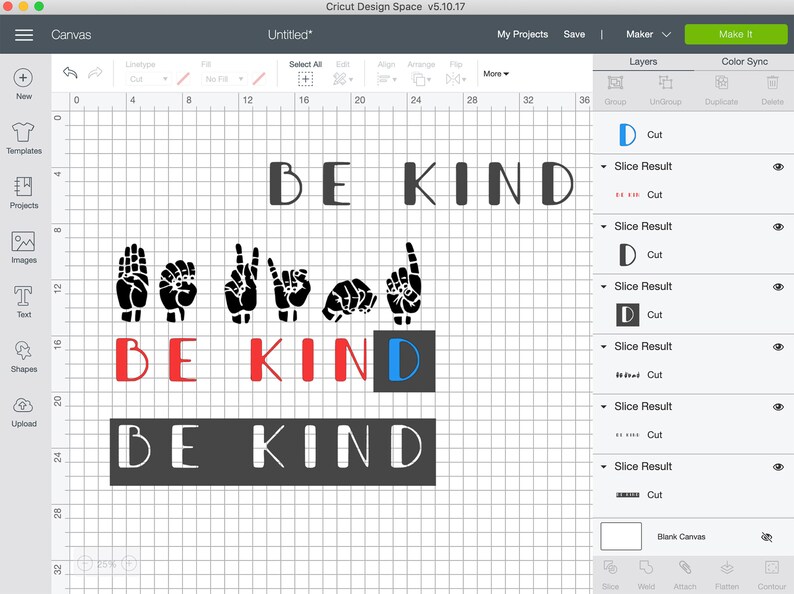 Be Kind American Sign Language SVG and PNG Instant Download - Etsy