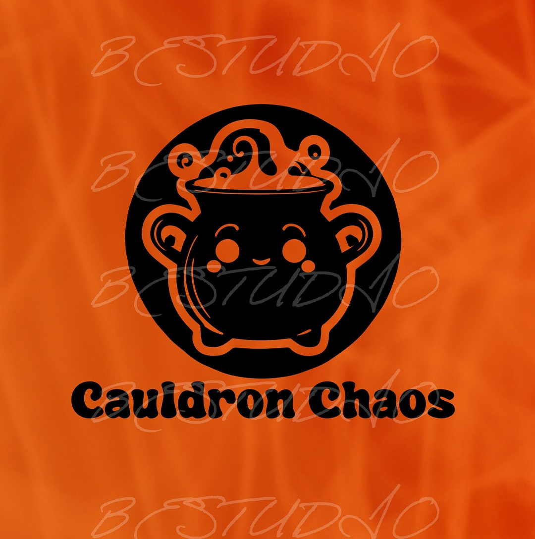 Cauldron Chaos SVG & PNG Instant Download File - Etsy