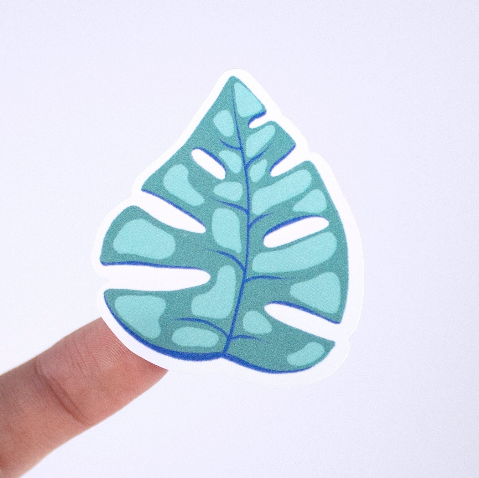 Sticker Sheet 2 Set Tropical Plants Shiny Decorative Vinyl - Etsy